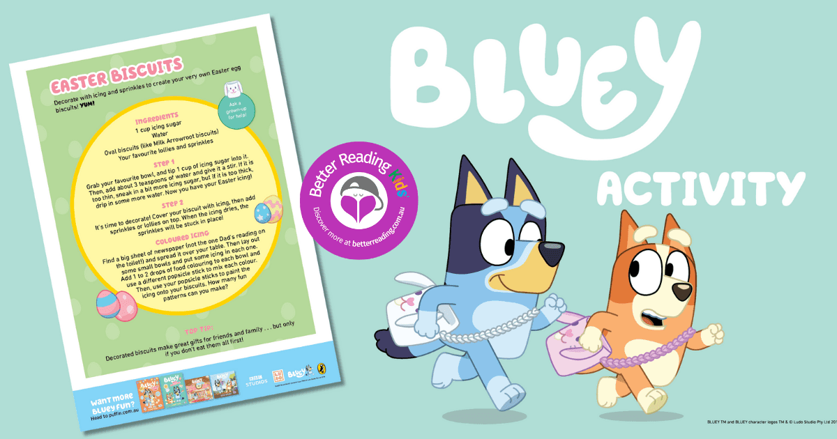 Activity: Make Easter Biscuits with Bluey! | Better Reading