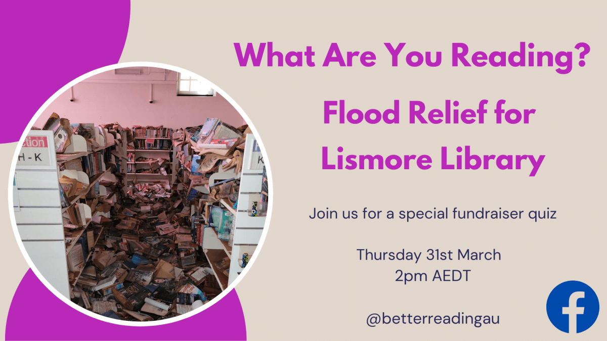 Lismore Library Fundraiser: This Week On What Are You Reading? | Better ...